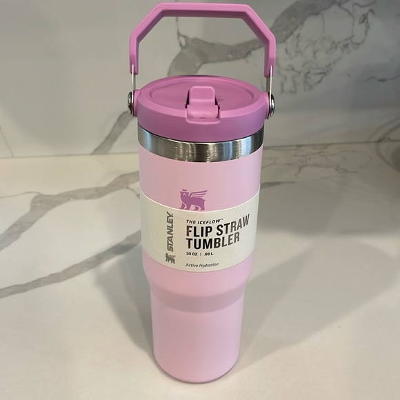Stanley | Dining | Stanley Tulle Pinkpurple 3 Oz Iceflow Flip Straw ...
